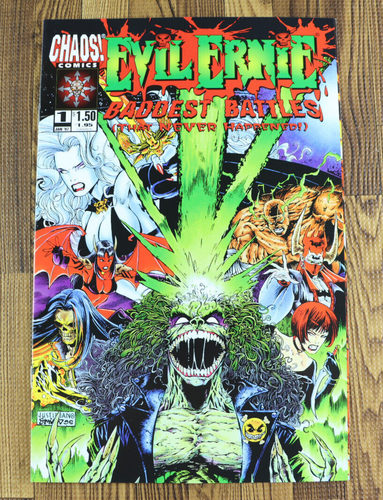 1997 Chaos Comics Evil Ernie Baddest Battles #1 First Printing VF+/NM ...