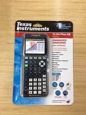 Texas Instruments TI-84 Plus CE Python Edition Graphing Calculator ...