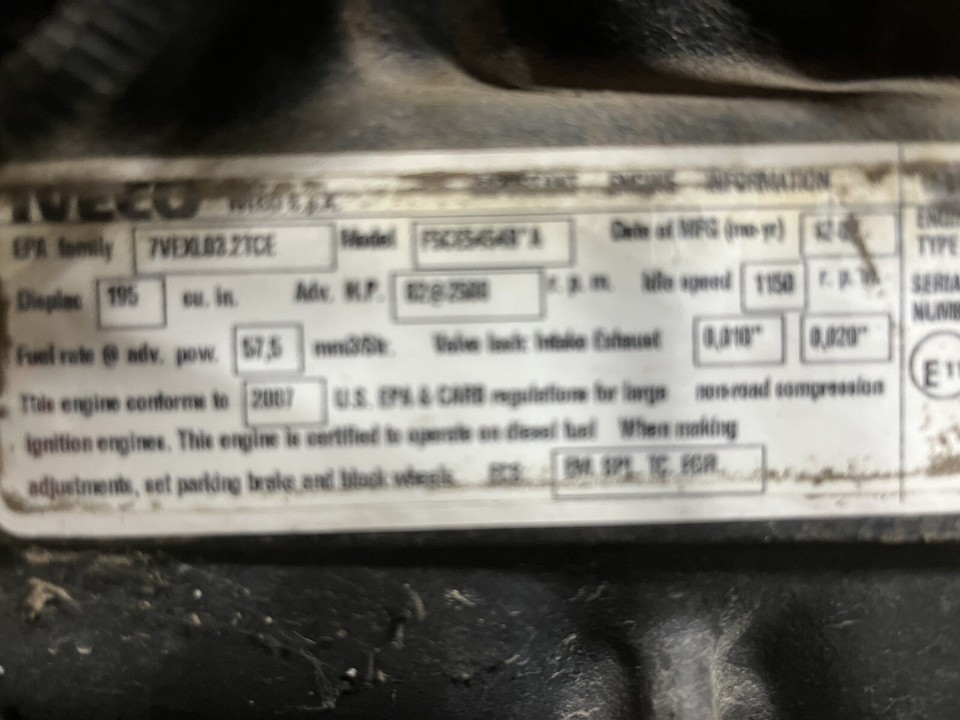 Iveco F5C engine core OEM, Fits some Case, New Holland L185 | eBay