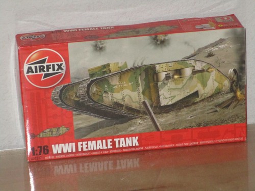 Airfix 1/76 Scale World War One Female Early Tank Plastic Model Kit ...