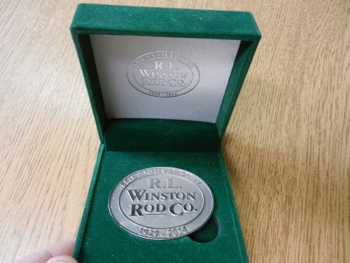 R.L. Winston Rod Co. 1929-2014 85th Anniversary Medallion W/ Green ...