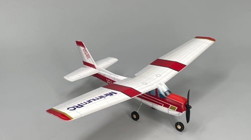 Cessna 152 Red 360mm Micro Indoor Rc Airplane Kit With Motor and Servos ...