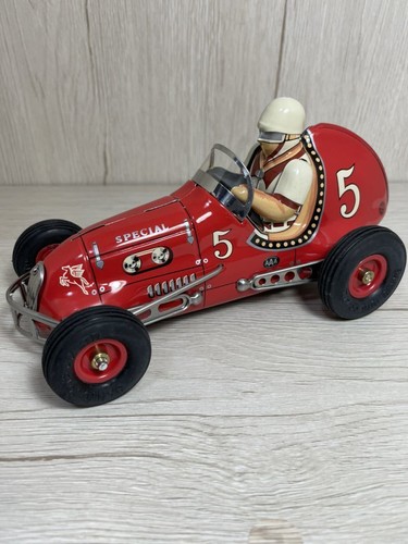 TOMY CHAMPION MIDGET RACER #5 75th Yonezawa Tin Friction Toy RACE CAR ...