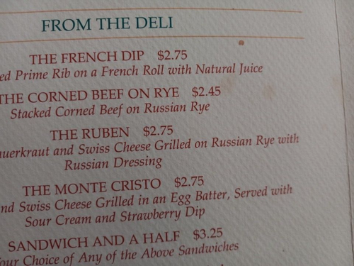 Vintage 20th Century Fox Studio THE COMMISSARY Lot Restaurant Menu | eBay