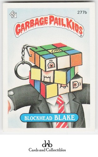1987 Topps Garbage Pail Kids Series 7 #277b Blockhead Blake | eBay