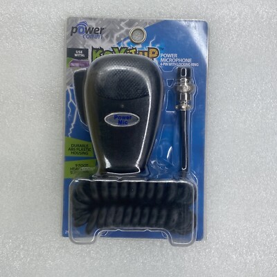 Power Comm Cb Power Microphone 4 Pin With Locking Ring Cb Radio Mike ...