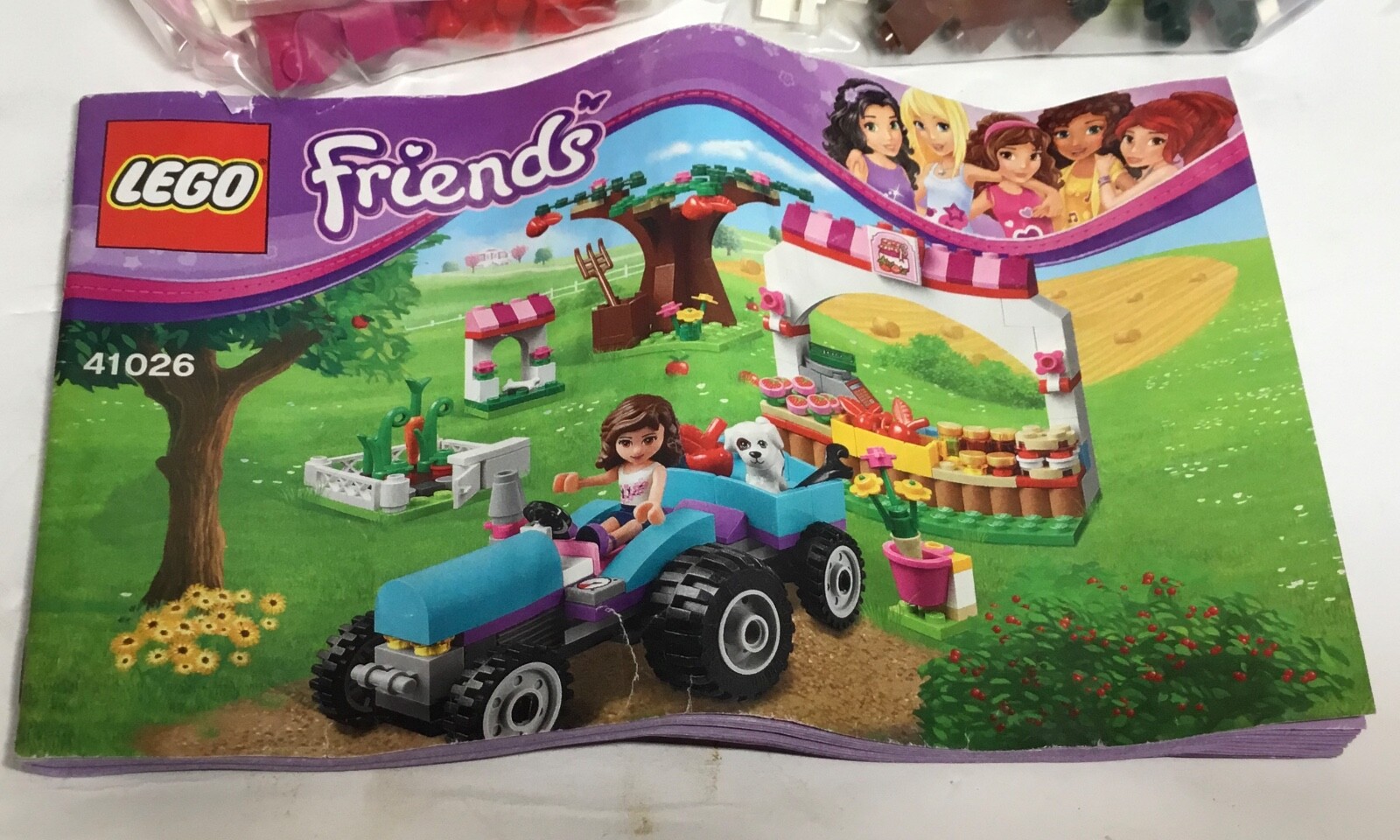 2014 LEGO FRIENDS SET# 41026-SUNSHNE HARVEST 233Pcs 1FIGURE INSTRUCTION ...