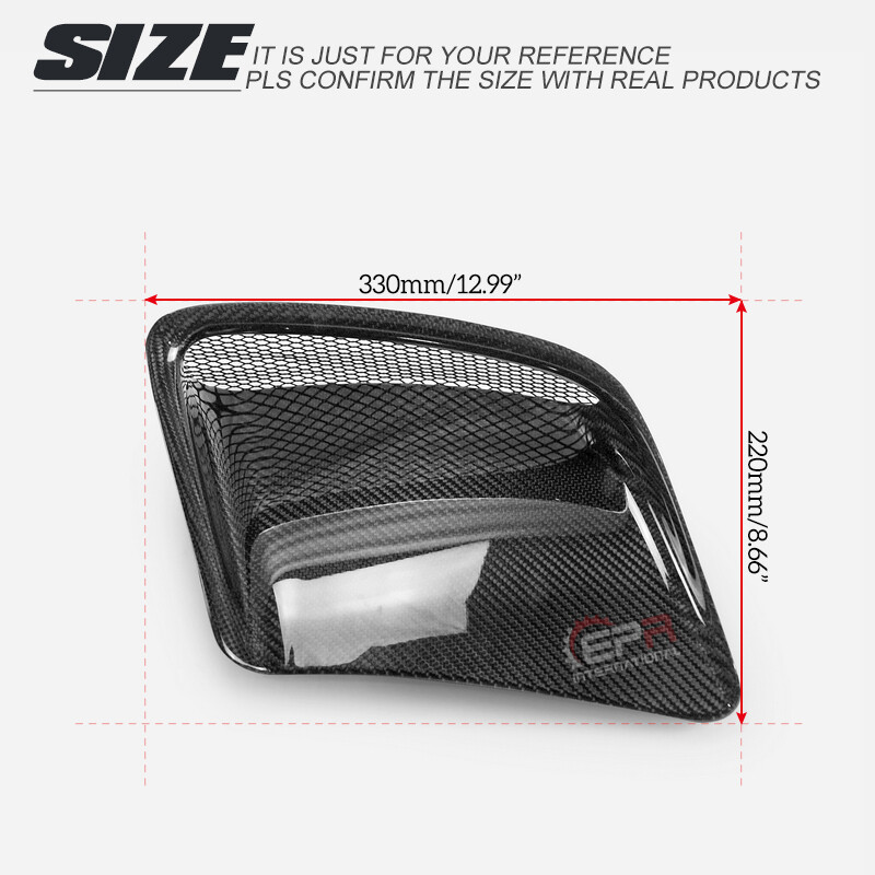 For Honda 91-05 NSX NA1 NA2 OE Style Carbon Glossy Side Intake Duct ...