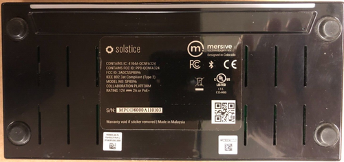 Mersive SOLSTICE SP8096 Pod Gen3 - No AC Adapter / (USED) / (LOT OF ...