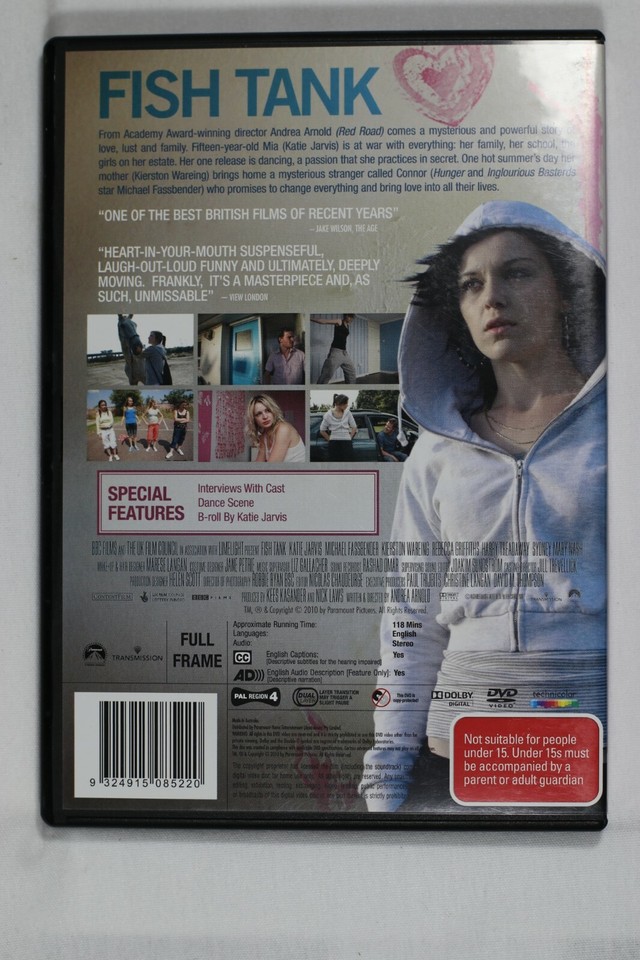 Fish Tank - Katie Jarvis Michael Fassbender Region 4 Preowned (D775) | eBay