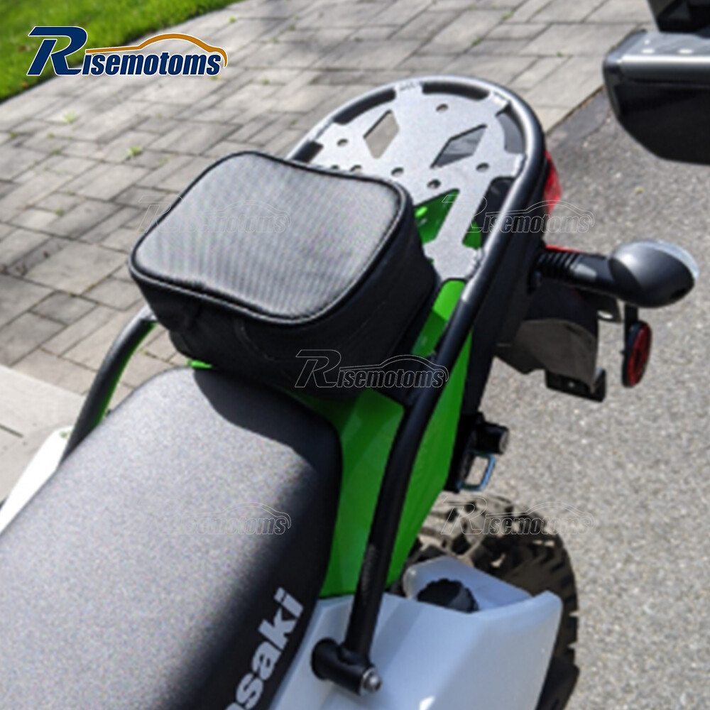 Black Detachable Rear Tail Luggage Rack Storage Rack Fits Kawasaki ...