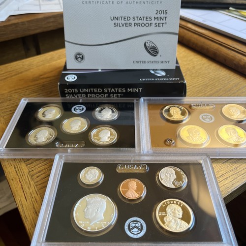 *2015- US Mint Silver Proof Set with OGP and COA | eBay