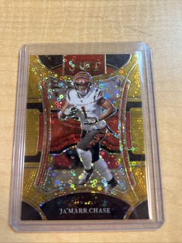 2023 Panini Select - Suit Level #420 Ja'Marr Chase (RC) Gold Mojo 1/10 ...