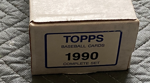 1990 TOPPS MLB BASEBALL CARD COMPLETE SET OPENED BOX | eBay