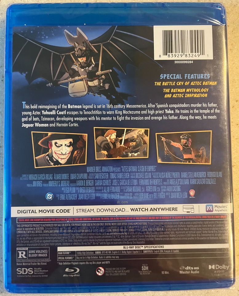 Aztec Batman: Clash of Empires (Blu-ray Disc, 2025) NEW! | eBay