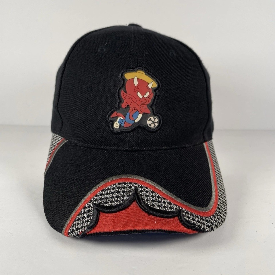 Vintage Red Devils Logo Soccer Hat Cap Sports Adjustable Strapback ...