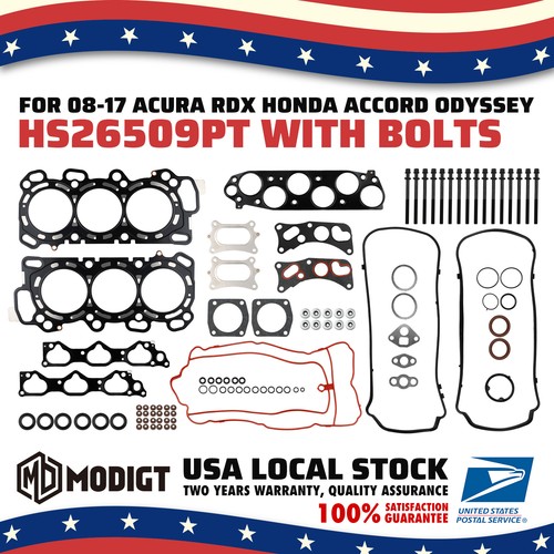 HS26509PT Engine Cylinder Head Gasket Set Fit For Honda Acura J35Y1 ...