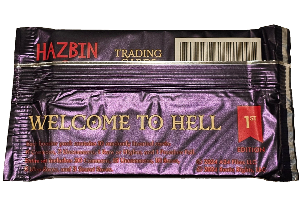 Hazbin Hotel Trading Card Booster Pack - Season 1 / 1st Edition - New ...