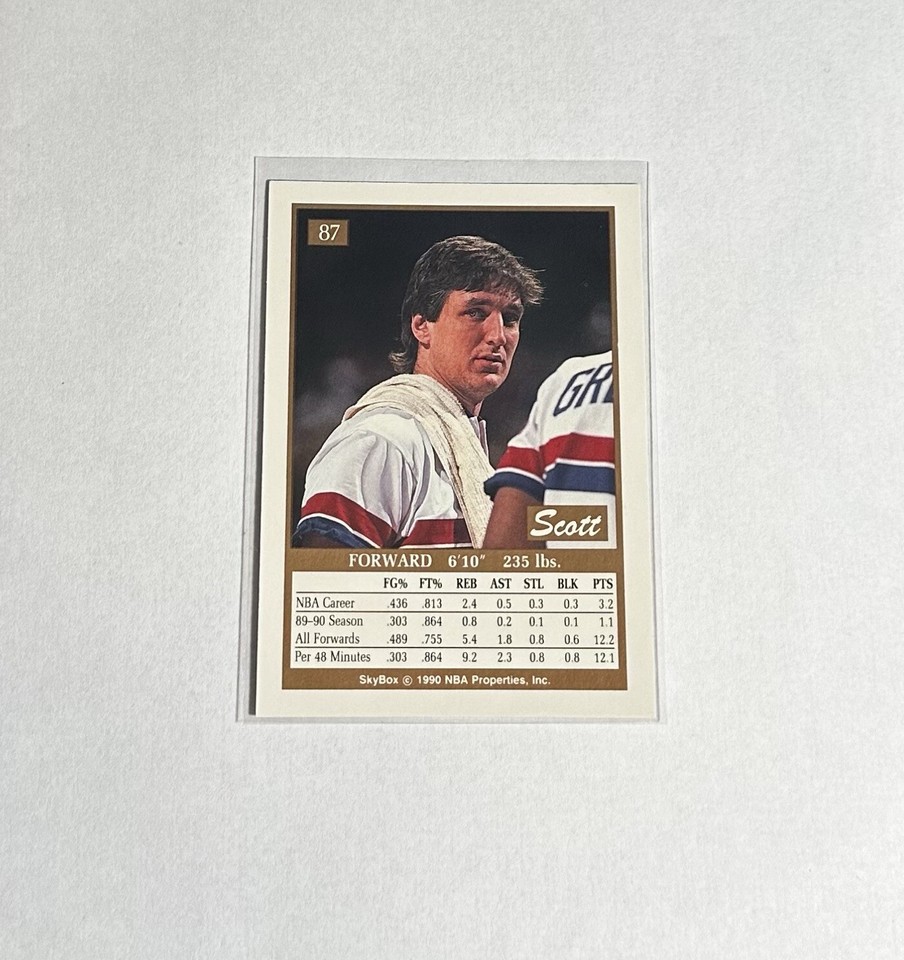 1990-91 SkyBox Scott Hastings Detroit Pistons #87 | eBay