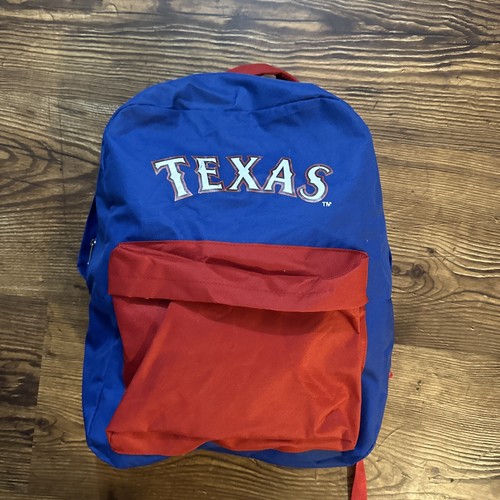 Texas Rangers Backpack MLB Bag Red Blue Baseball 804371838336| eBay