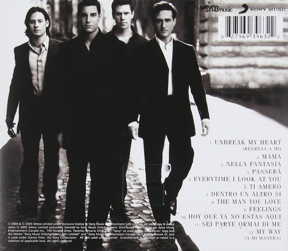 IL Divo - IL Divo CD (Brand New, Sealed, Self Titled 2005 CD Album) | eBay