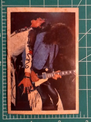 1991 Rock Attack II Sticker Card BRAZIL AEROSMITH STEVEN TYLER JOE ...