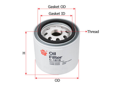 OIL FILTER 15208-AA020/Z495 C-1816 | eBay Australia