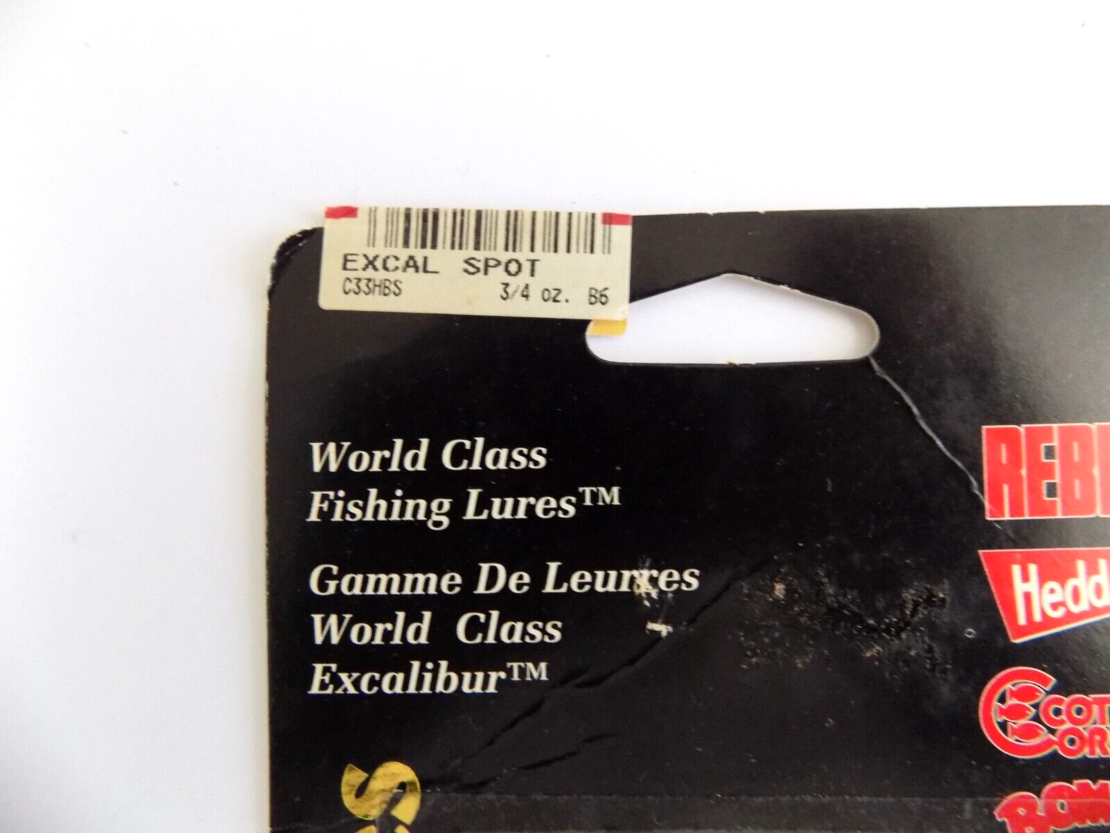 EXCALIBUR JIMMY HOUSTON "EXCAL" SPOT C33HBS 3/4 oz. - 2 LURES - #270-3 ...