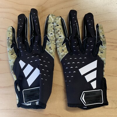 Adidas NFL Adz 13 Black Camo Gloves Men’s 3XL | eBay