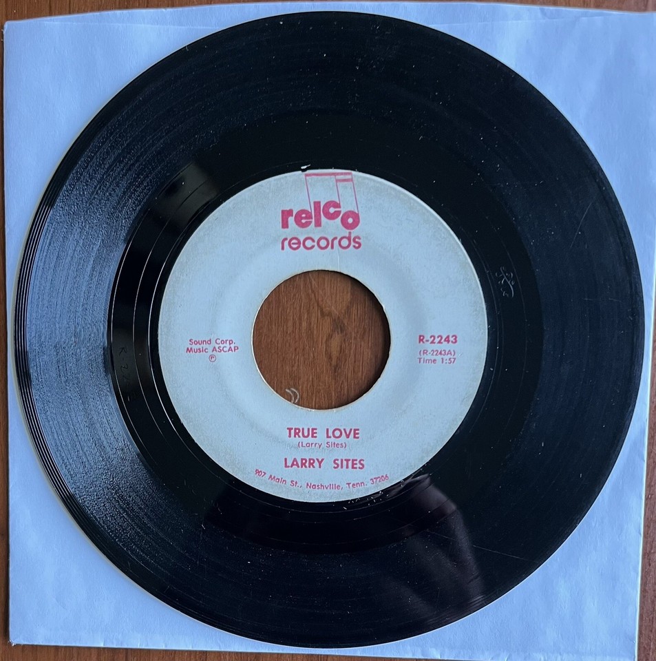 Larry Sites Togetherness / True Love White Label 45 RPM Record G+ | eBay