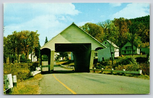 Bridge~Lyndon Vermont~Old Covered Bridge South Wheelock Road~Vintage ...