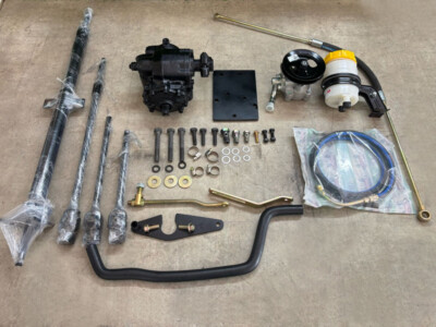 For Willys Jeep LHD Manual to Power steering conversion kit MB GPW CJ2A ...