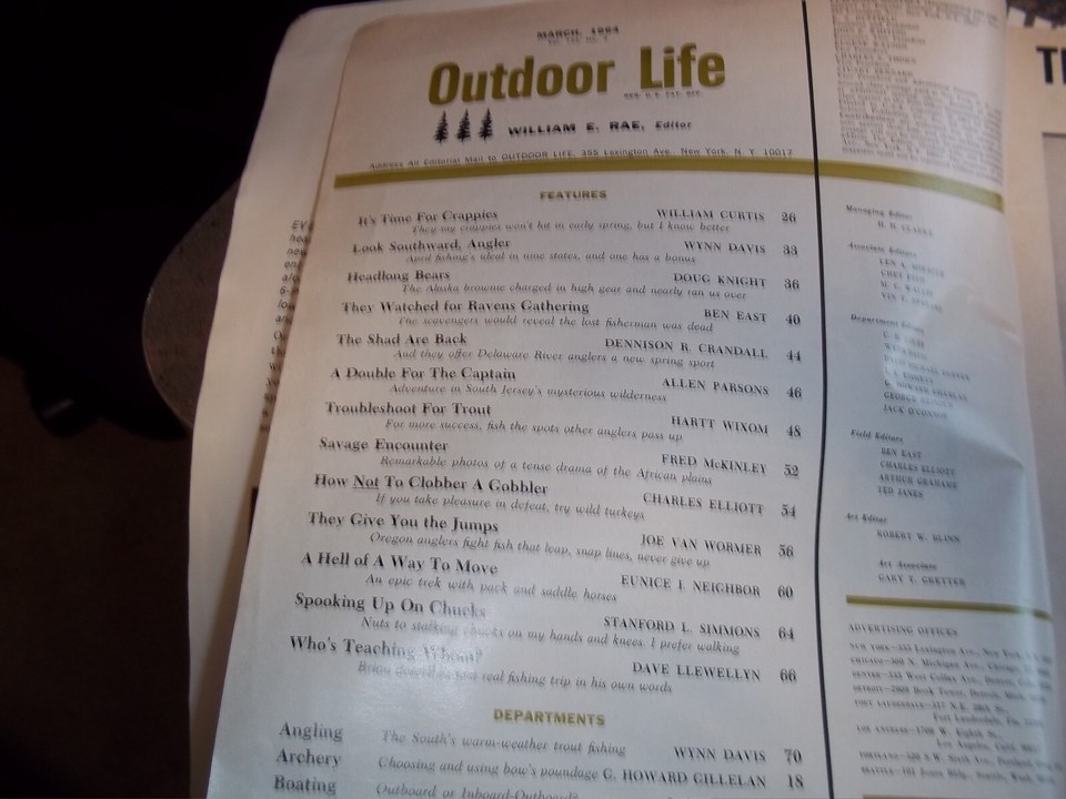 Outdoor Life Magazine--March 1964 | eBay