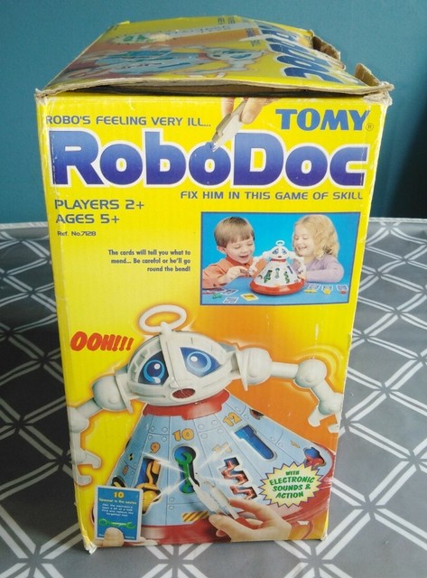 RARE Vintage 2000 TOMY Robodoc Electronic Game. Operation Style Game ...
