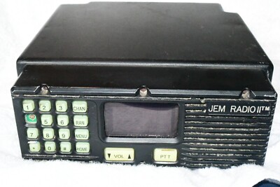 Vintage Jem Radio II railroad cab train RADIO ONLY FOR PARTS AS IS ...
