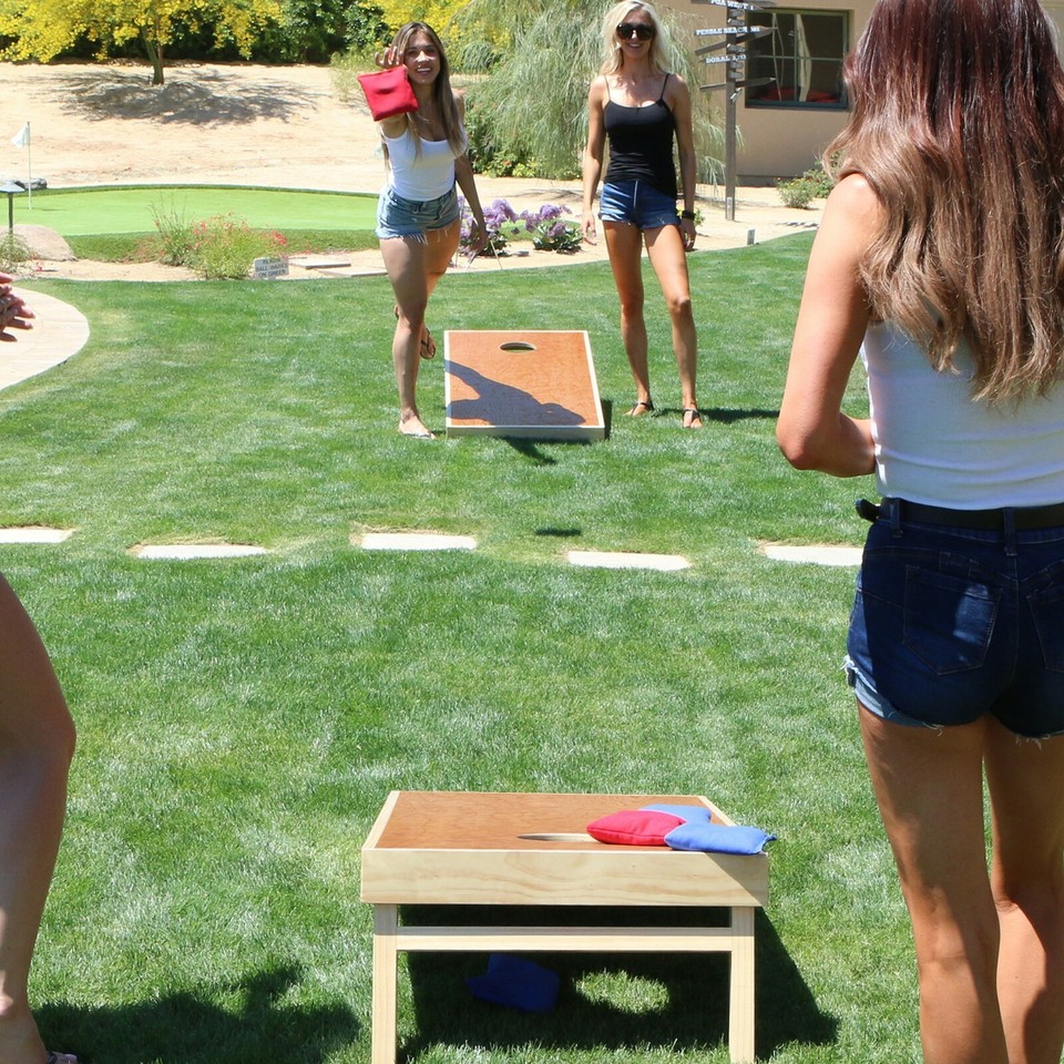 GoSports 4’ x 2’ Commercial Grade Cornhole Boards Set - Bags Toss ...
