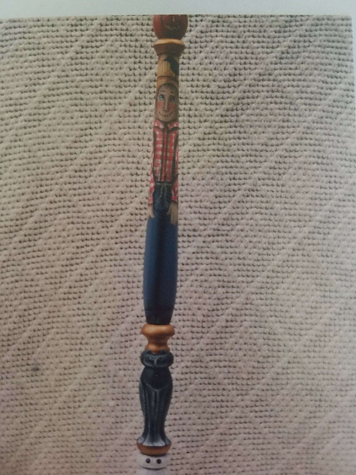 NANCY LENSKI SCARECROW SPINDLE PAINTING PATTERN | eBay