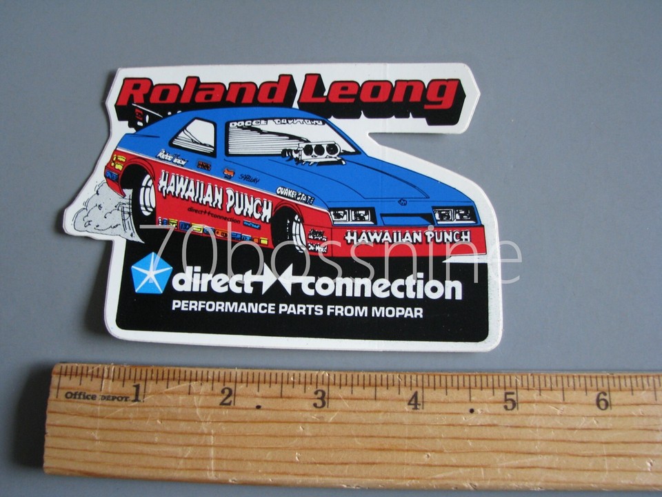 ROLAND LEONG HAWAIIAN PUNCH DIRECT CONNECTION F/C NHRA DRAG RACING ...