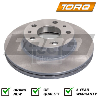 Brake Discs Front Torq Fits Fiat Ducato Citroen Relay Dispatch Peugeot ...