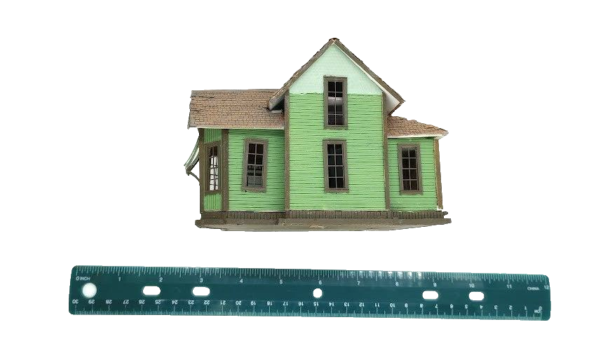 QUEEN ANNE COTTAGE HO Model Railroad Structure Craftsman (BUILT) CM3 | eBay