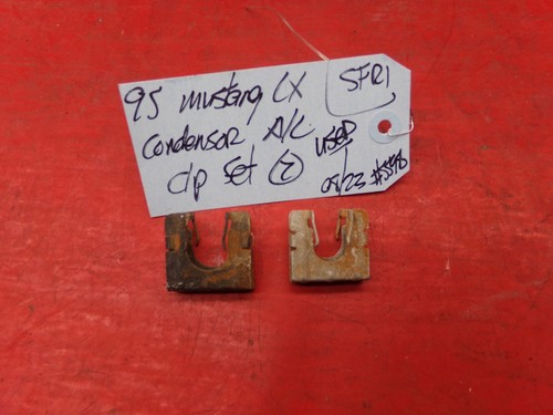 94-98 FORD MUSTANG AC A/C CONDENSOR CONDENSER HOSE LINE LOCK CLIP CLIPS ...