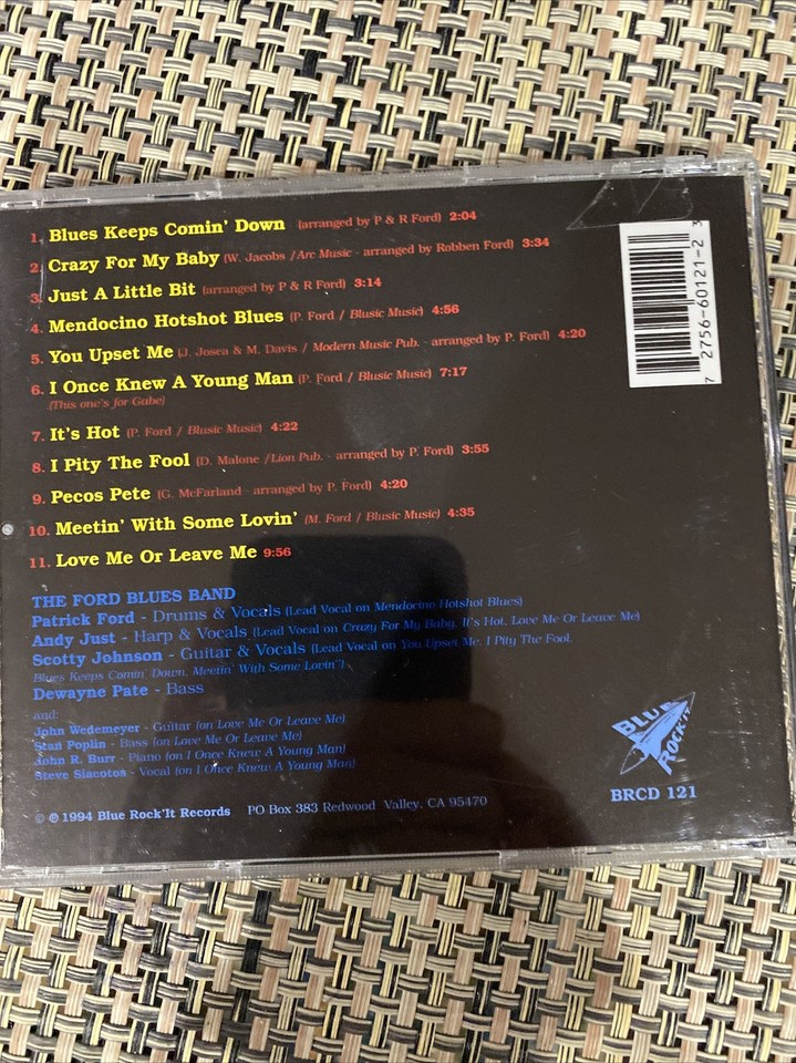 The Ford Blues Band: Hotshots (CD, Blue Rock'It Records 1994) MINT ...