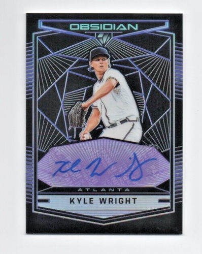 2019 Obsidian Electric Echt Purple /99 Kyle Wright Braves B-883 | eBay