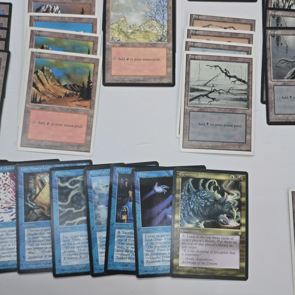 Magic The Gathering Approx 150 cards Older Magic Card Lot And Vintage ...