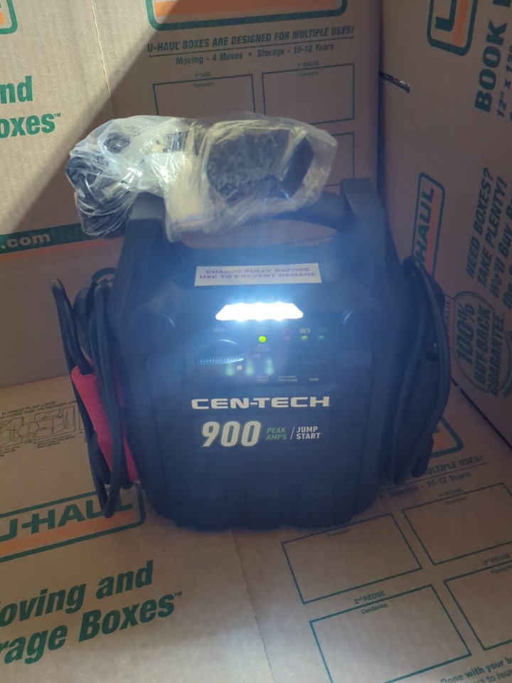 Cen-Tech 900 Peak amps/ Jump Start | eBay