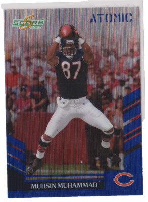 Muhsin Muhammad Chicago Bears WR 2007 Score ATOMIC Card # 37 Near Mint ...