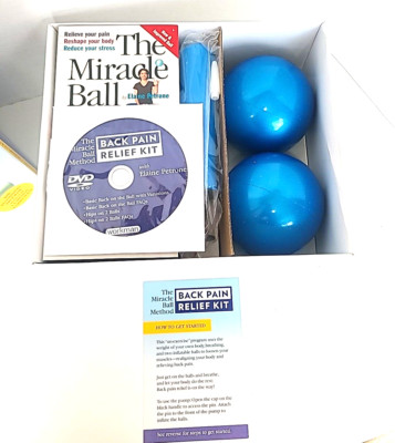 Miracle Ball Method Back Pain Relief Kit - New Open Box | eBay