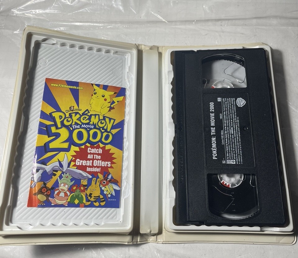 Pokémon the Movie 2000 (VHS, 2000, Clamshell) 85391862031 | eBay