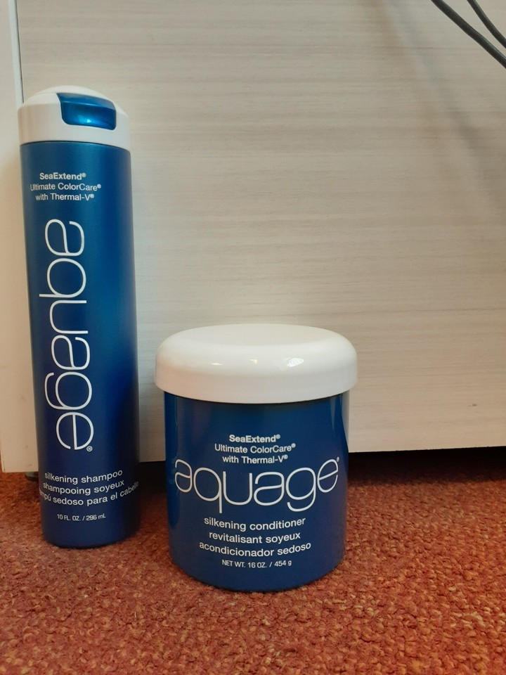 Aquage Silkening Shampoo 33.8 OZ & Conditioner 16 OZ - Option ...