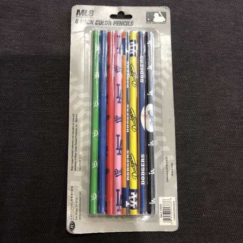 MLB Los Angeles Dodgers 8 pack Color Pencils National Design 2009 | eBay